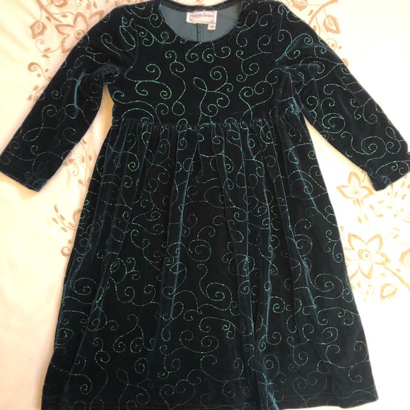 maggie Breen | Dresses | Maggie Breen Velour Holiday Dress | Poshmark